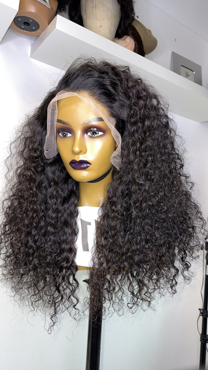 Frontal Human Hair Wig Deep curls – Freedom Styles